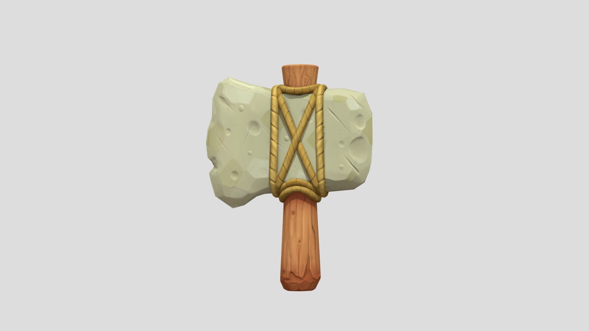 Cartoon axe - 3D model by dalkiaart [2528ae0] - Sketchfab