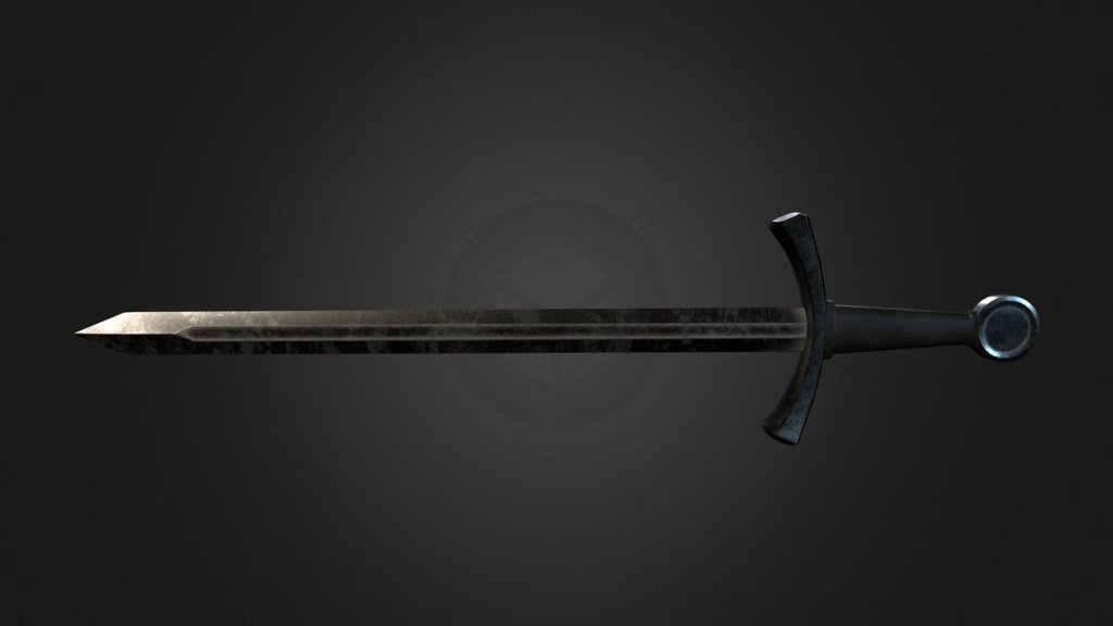 Silver Sword - 3D model by mizuirono [2529ffb] - Sketchfab