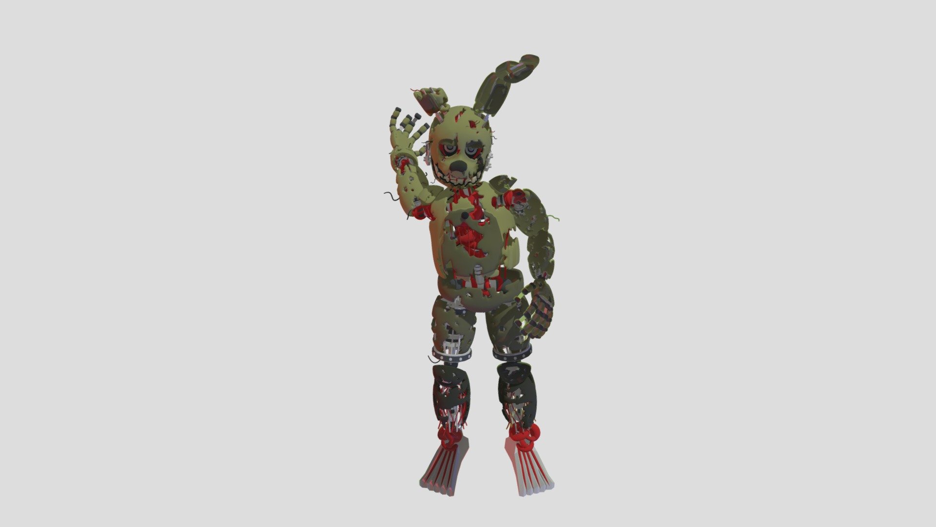 Ozzy Springtrap v10 fbx download. - Download Free 3D model by Xavi ...