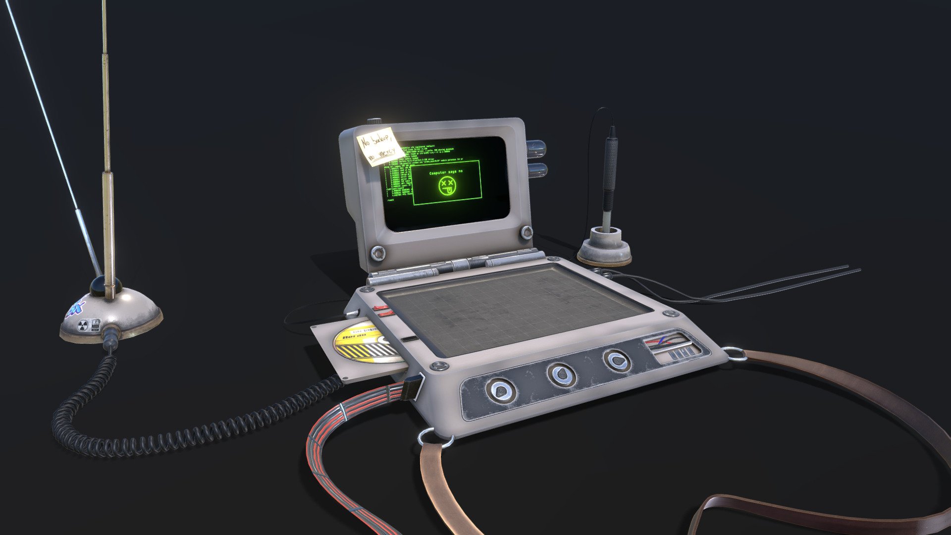 Graphic Station - 3D model by Ruben Maurer (@creativier) [252abe0 ...