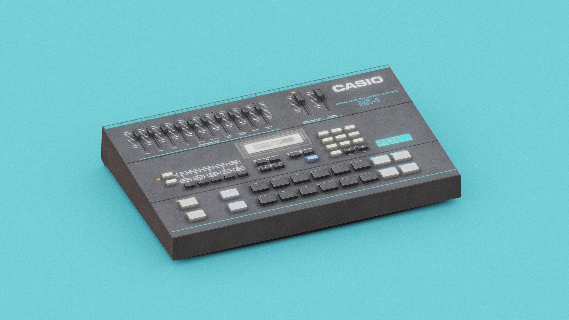 Casio-RZ1 - Download Free 3D model by noform [252be21] - Sketchfab