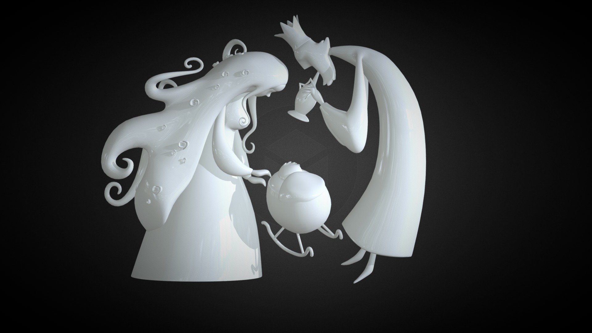 Rime game fan art - 3D model by mzm [252bf01] - Sketchfab