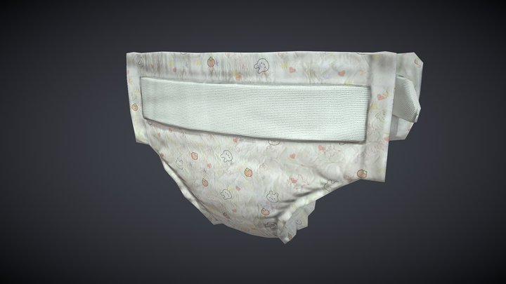 Diapers 3D models - Sketchfab