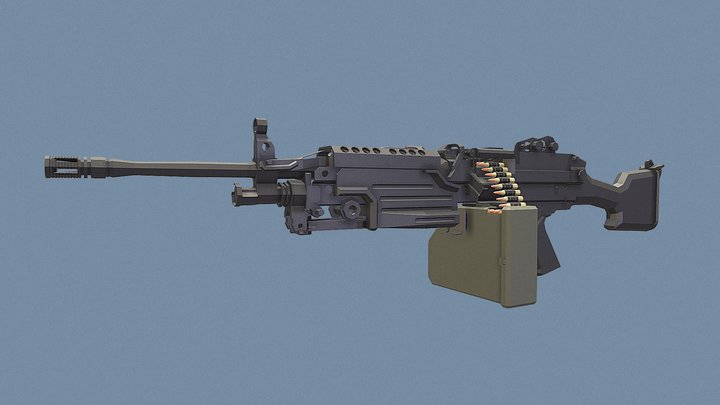 M249 3D models - Sketchfab