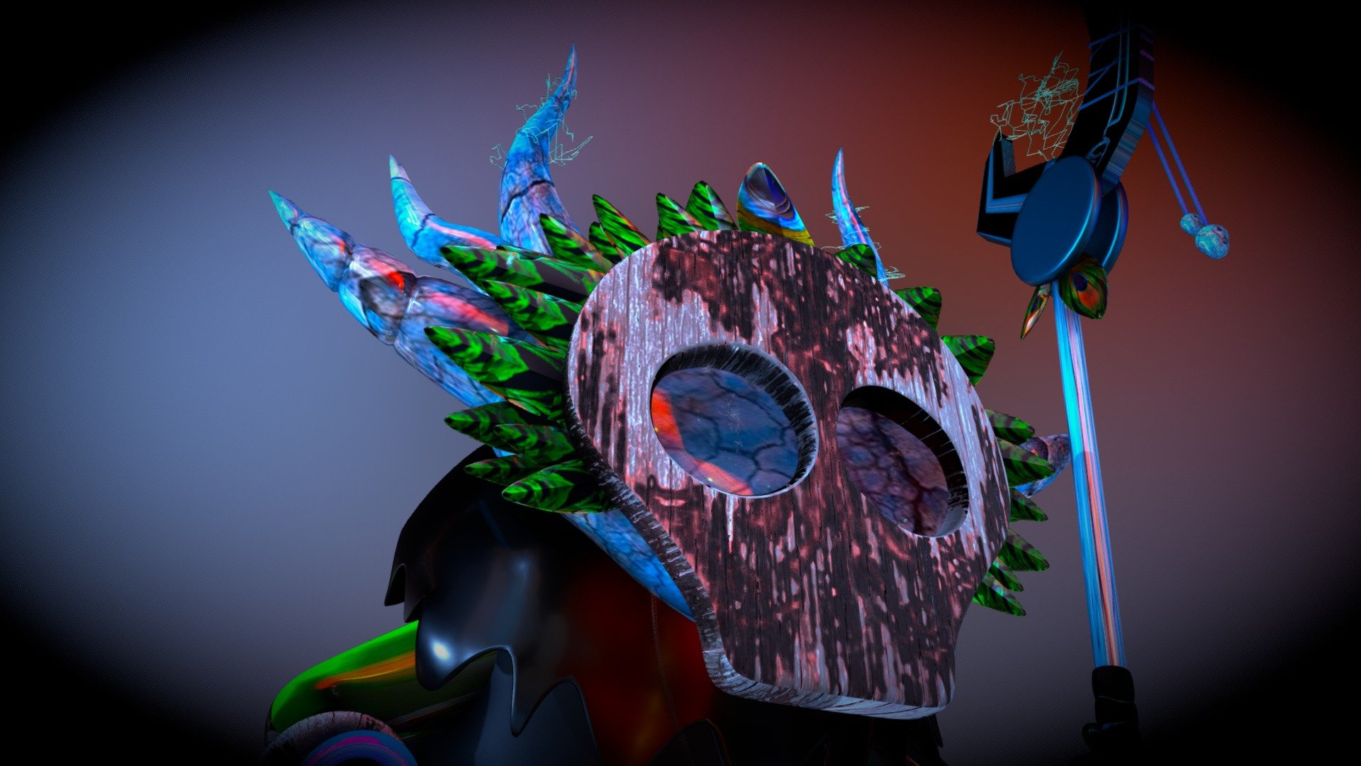 Shaman - 3D model by Alexandr.Shcherban [252f0b3] - Sketchfab