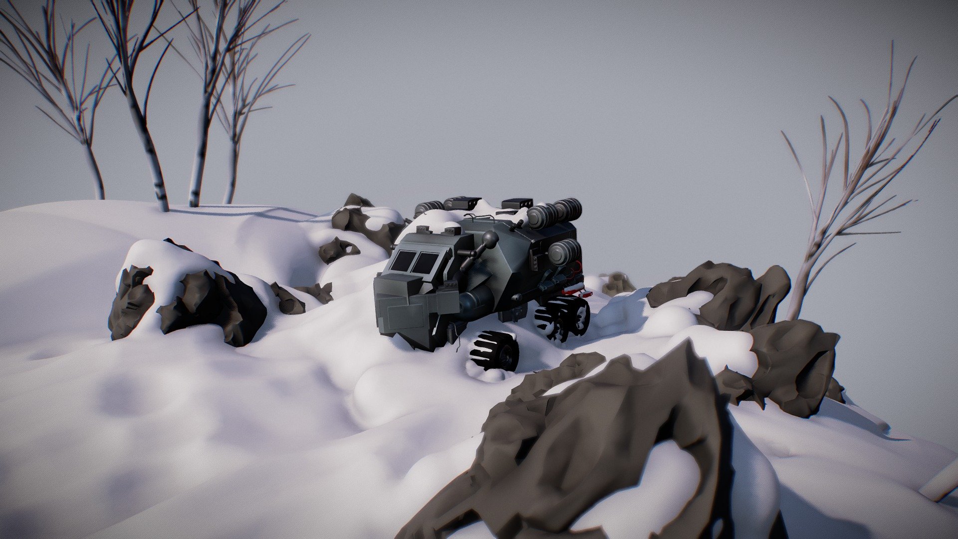 Medium 2 vehicle sculpt - 3D model by Martinity [252f3dc] - Sketchfab