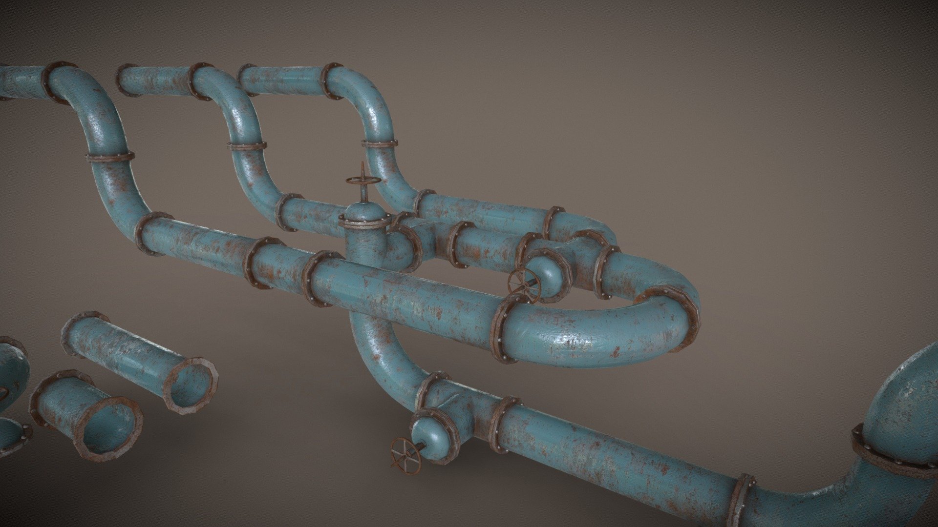 Kitbash Pipe kit - Buy Royalty Free 3D model by Rico Peters (@ryko777) [2530245] - Sketchfab Store