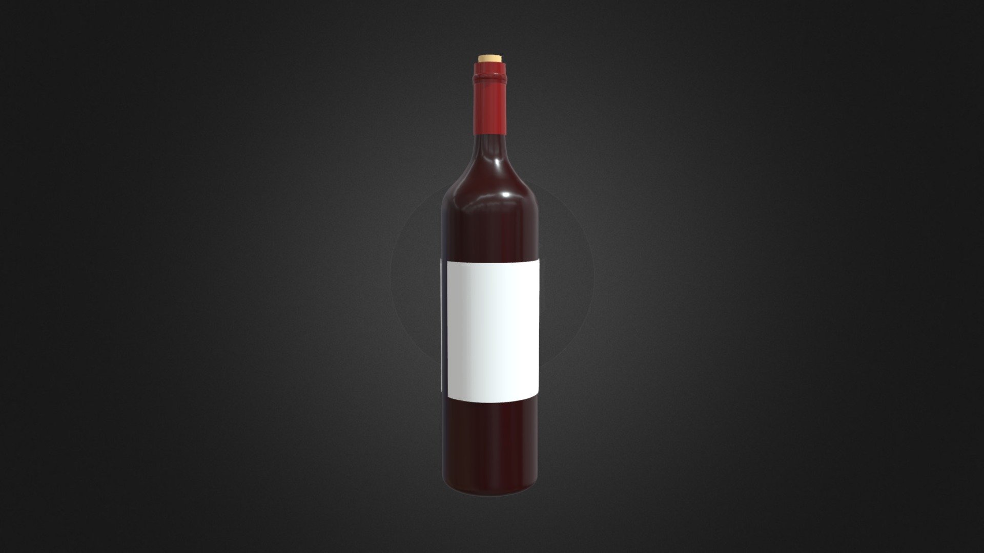 Wine Bottle - Download Free 3D model by Hawk Eye Design ...