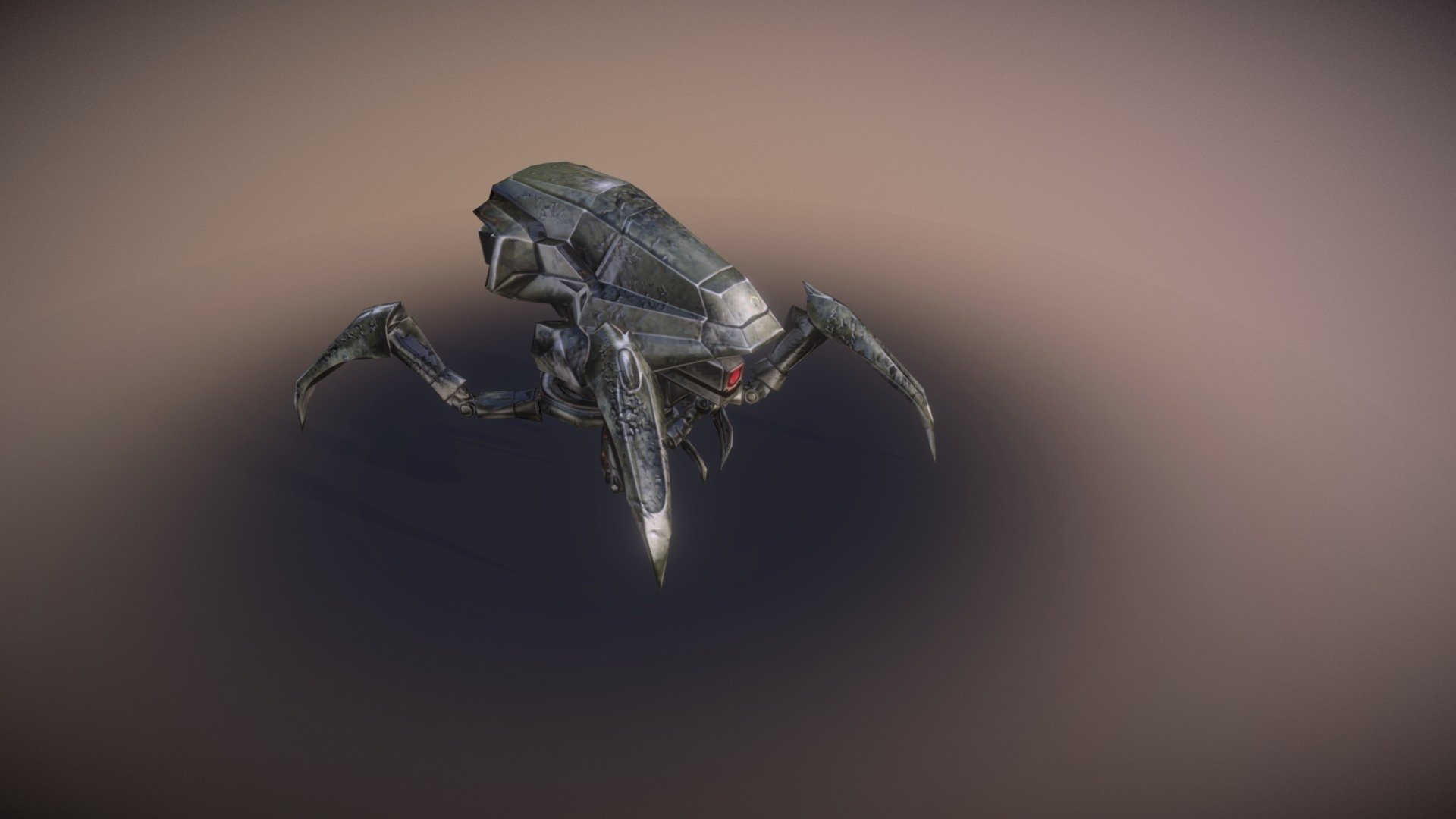 Mech Spider Animation Walk Cycle Studio Shot - 3D model by Adrian ...