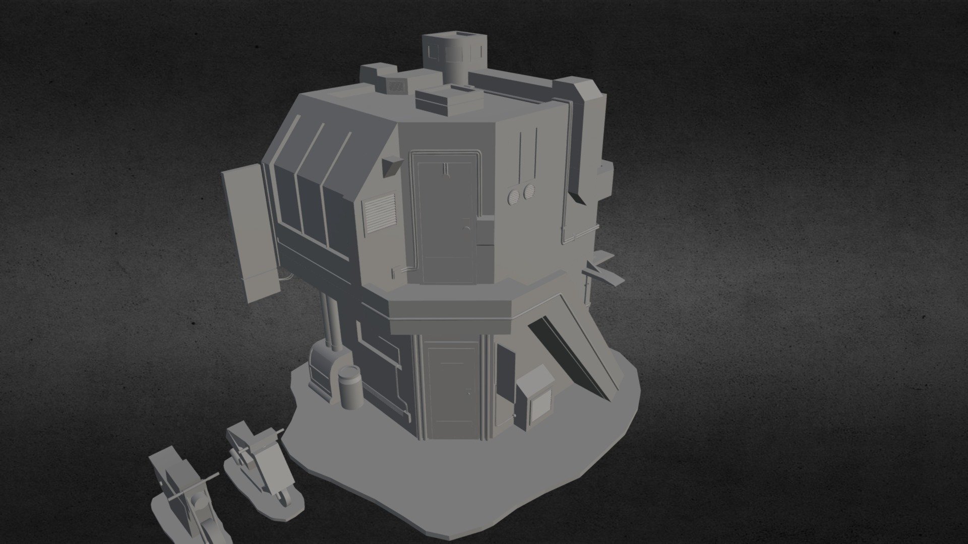 Bar_house - Download Free 3D model by PARAMETRIC. [2534aaf] - Sketchfab