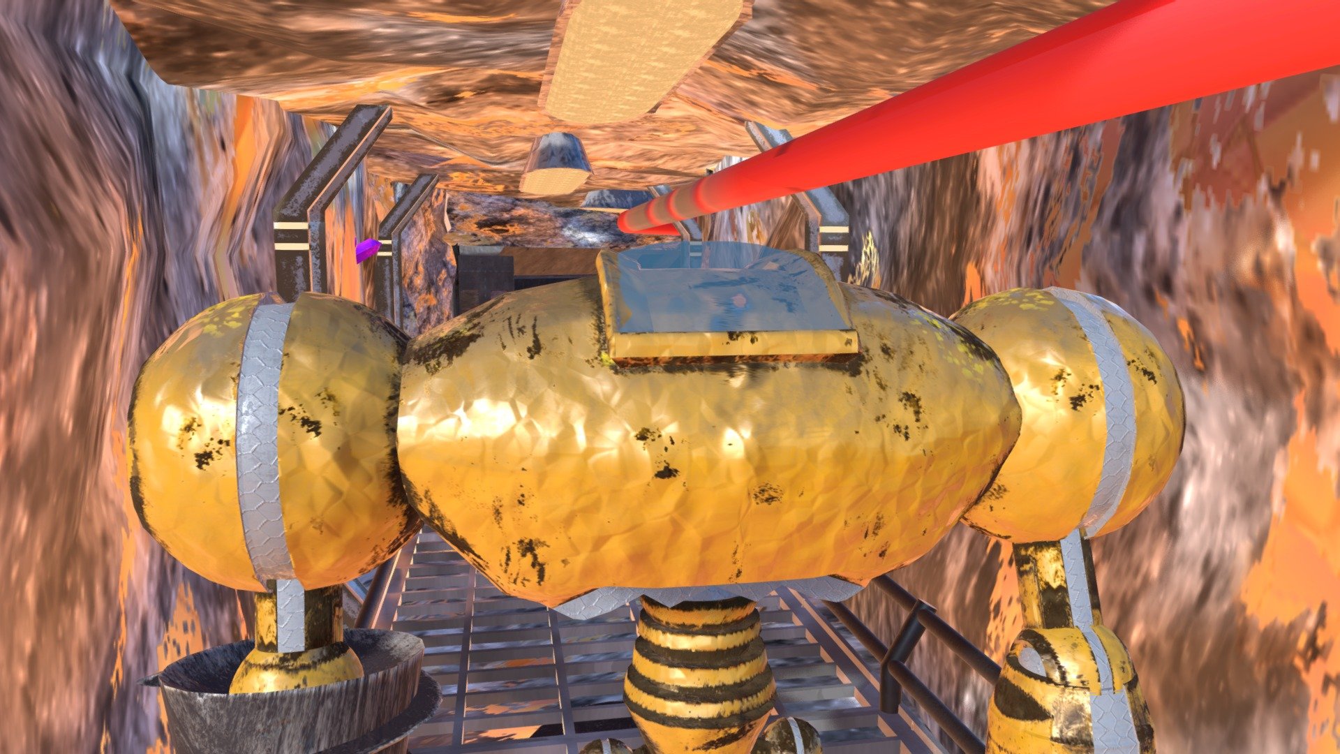 Mine Hallway - Victor - Crystal - 3D model by Becky Snell (@BjTrammel ...