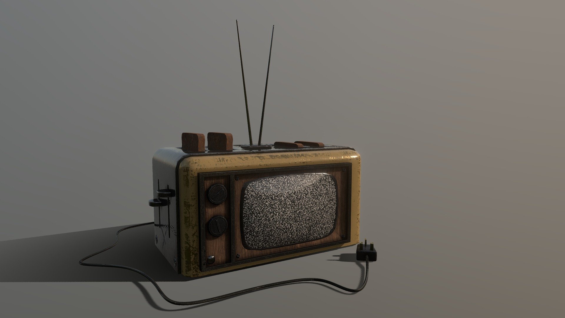 Toaster/TV Hybrid Model - Uni Work - 3D model by Charlie Tinley (@Tnkii ...