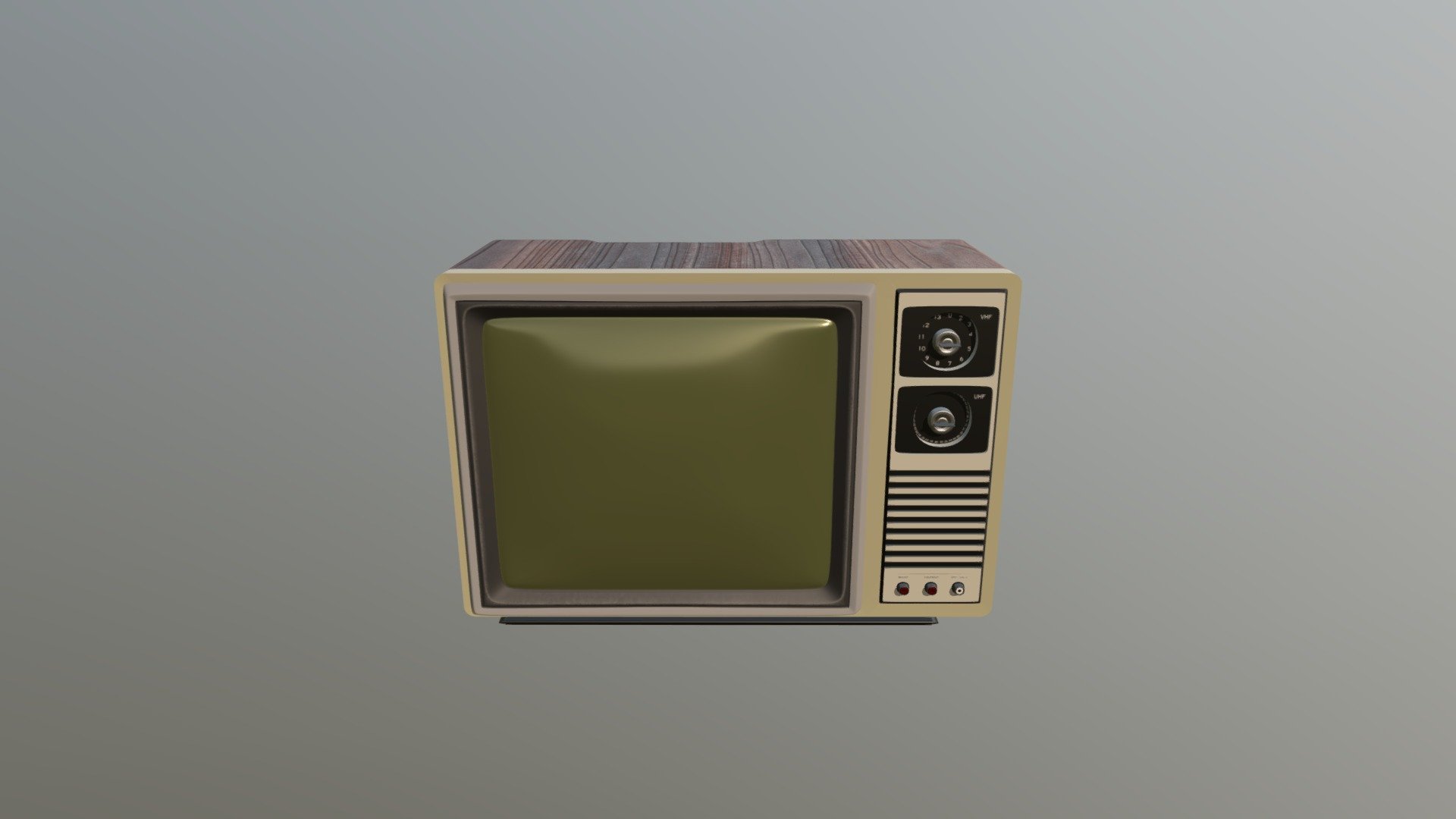 80's TV - 3D model by Kieren Hunt (@KH162152) [253675f] - Sketchfab
