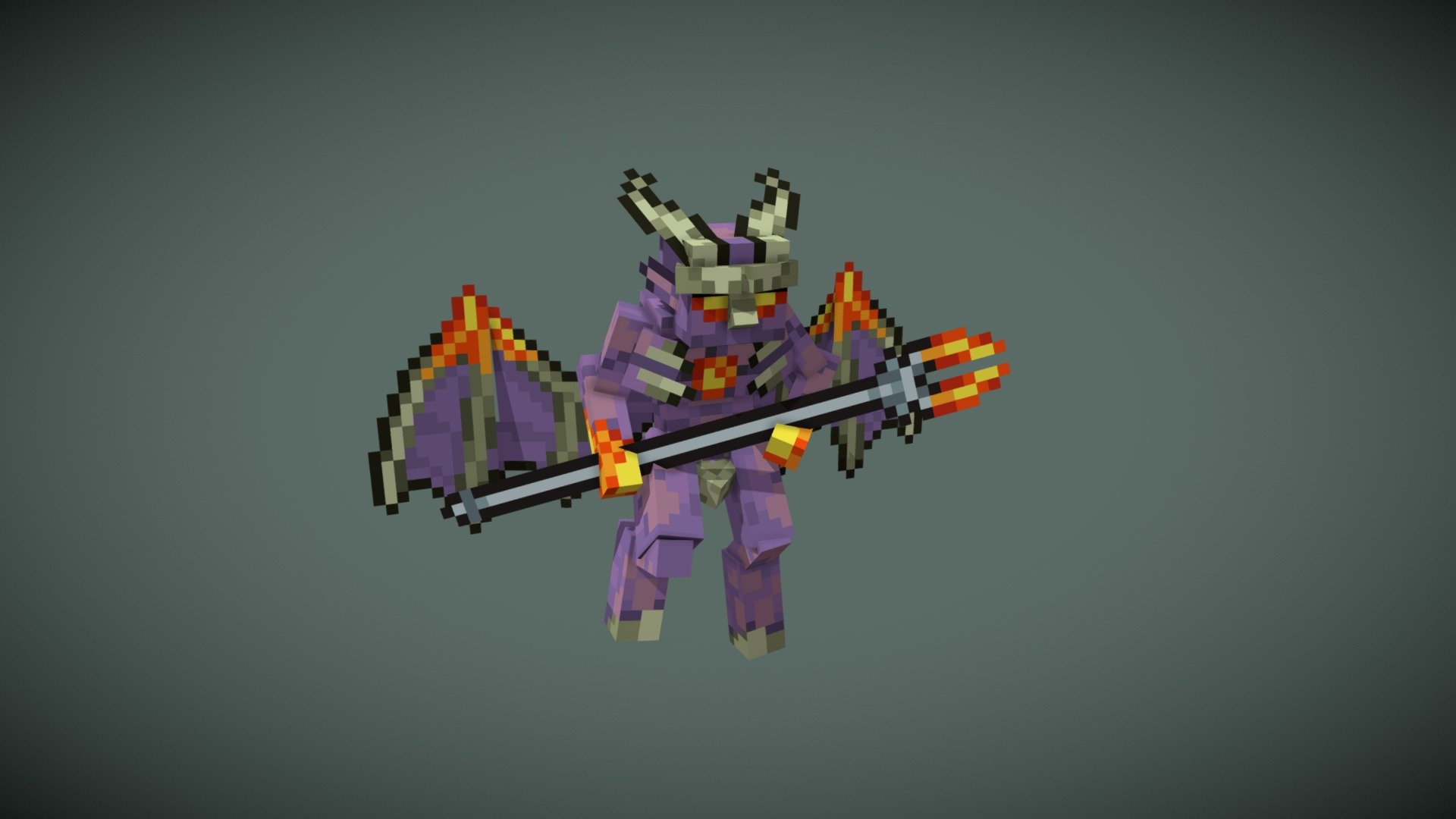Flying demon - 3D model by indi11usion [2536cf3] - Sketchfab