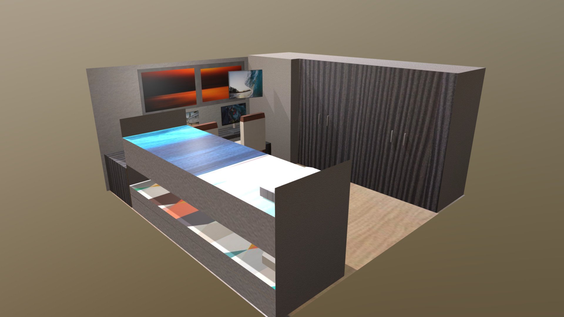 Quarto - 3D model by Leonardo Mendes (@leonardomendes) [2537d1e ...