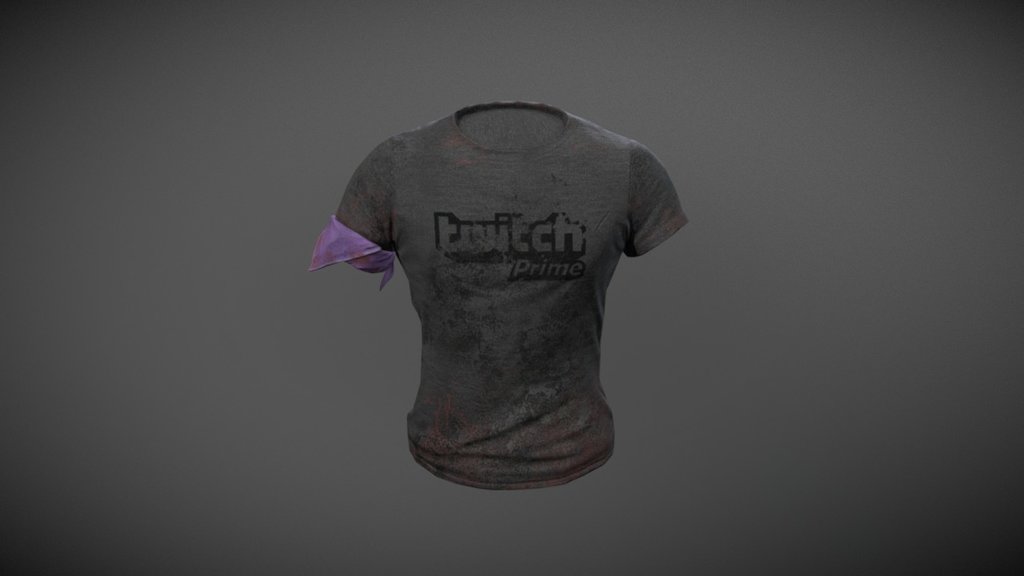 TWITCH PRIME SHIRT - 3D model by PUBGShowcase [253847e] - Sketchfab