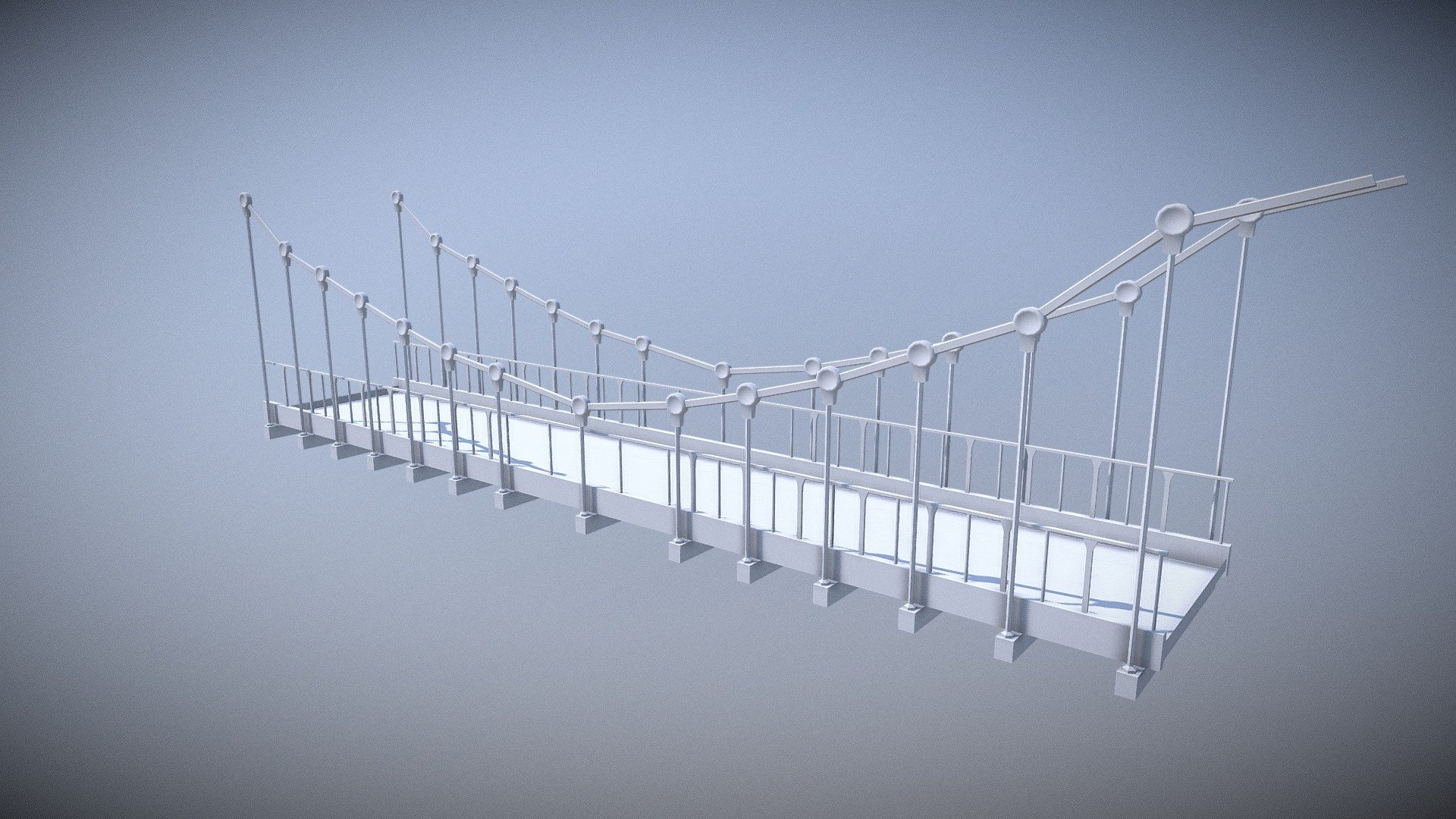 Hogwarts Suspension Bridge Wip - 3D model by Andy.Speirs [2539267 ...