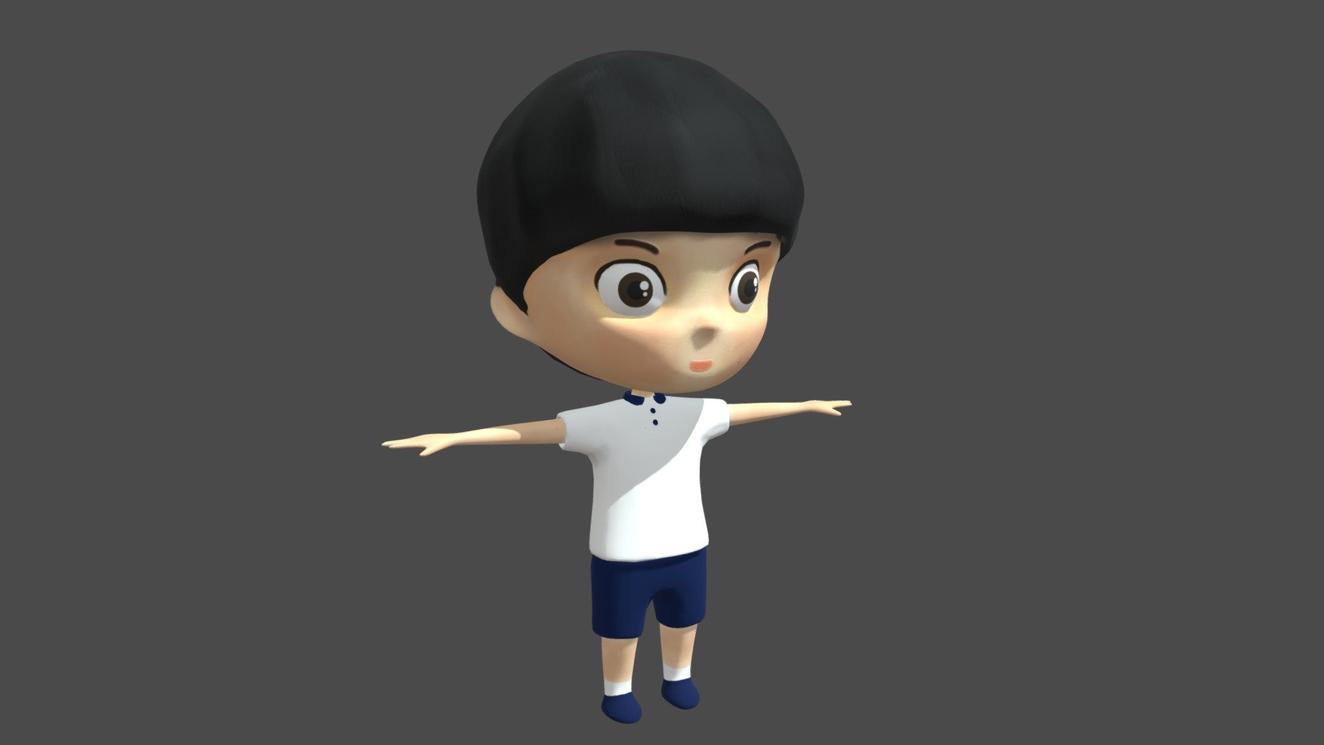 little boy - 3D model by jialinyeh [2539f4c] - Sketchfab