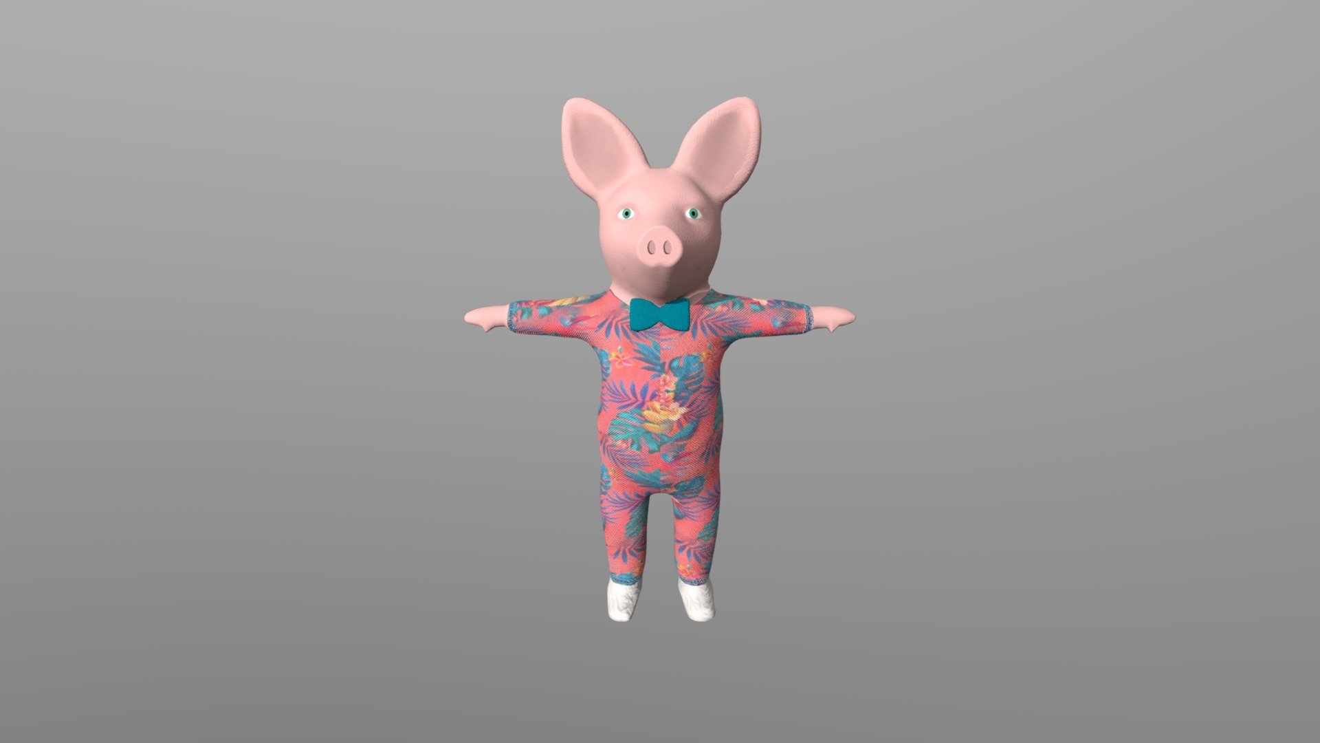 Mr. Piggy - 3D model by kristinasview [253ae3e] - Sketchfab