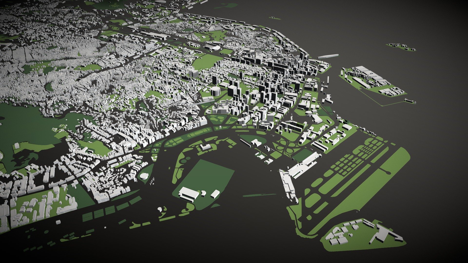 Rio de Janeiro, Brazil - city and mass buildings - Buy Royalty Free 3D ...
