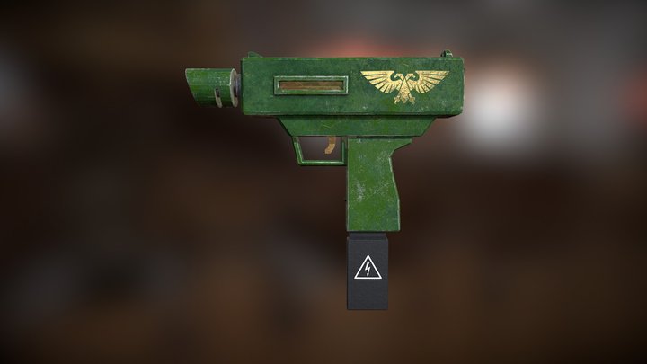 40k-gun 3D models - Sketchfab