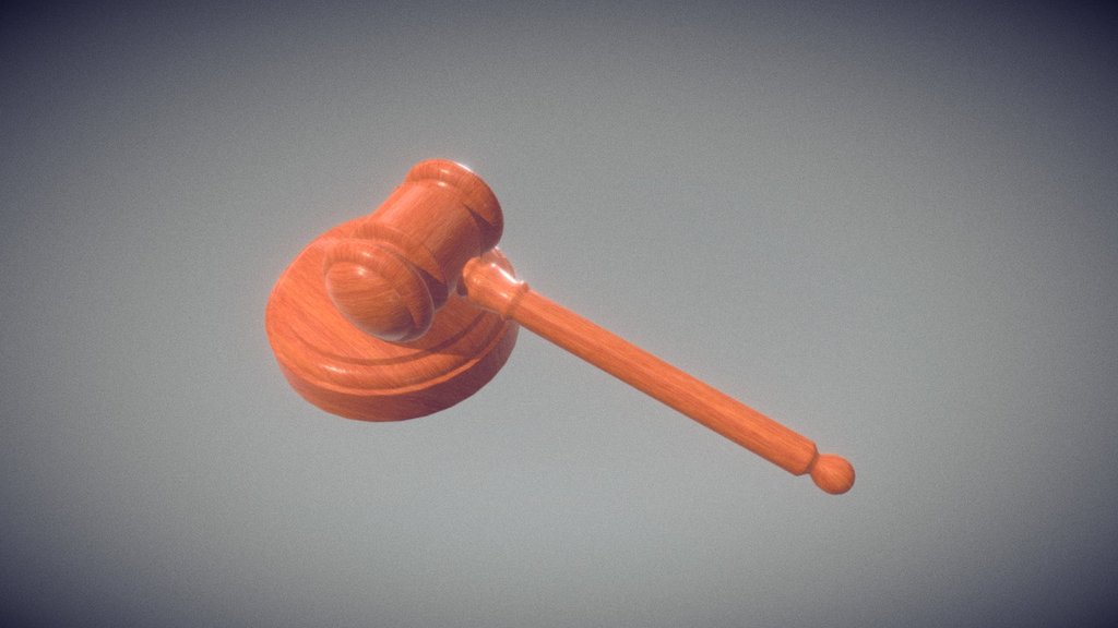 Gavel - 3D model by cjrevant (@cjabery) [253df08] - Sketchfab