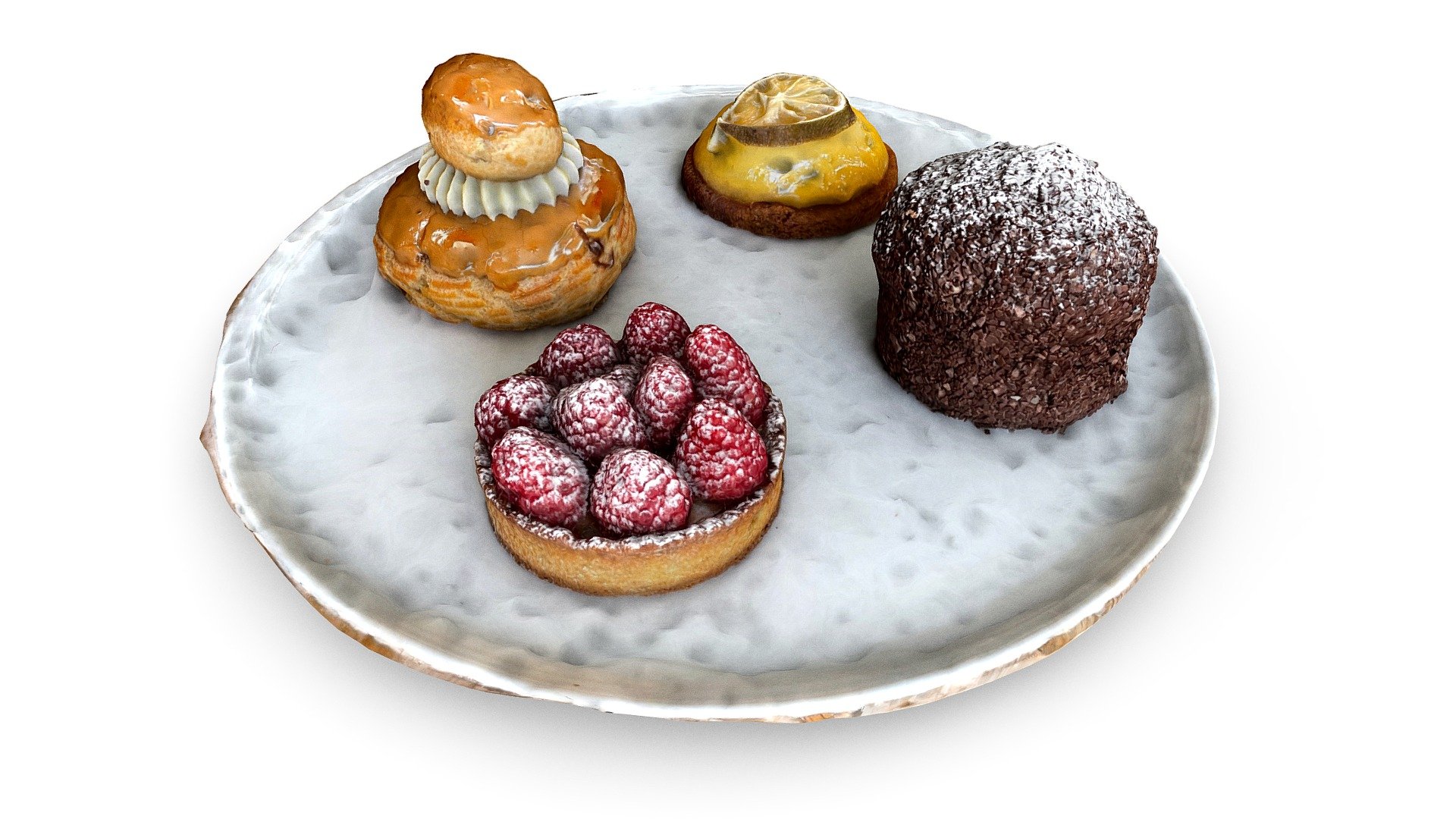 French Pastries (Photocatch) - Download Free 3D model by Emm ...