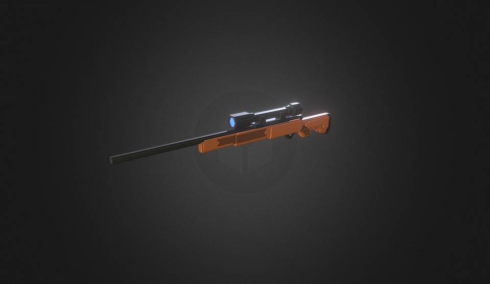 Hunting Rifle - 3D model by ctrlaltffour [253e08e] - Sketchfab