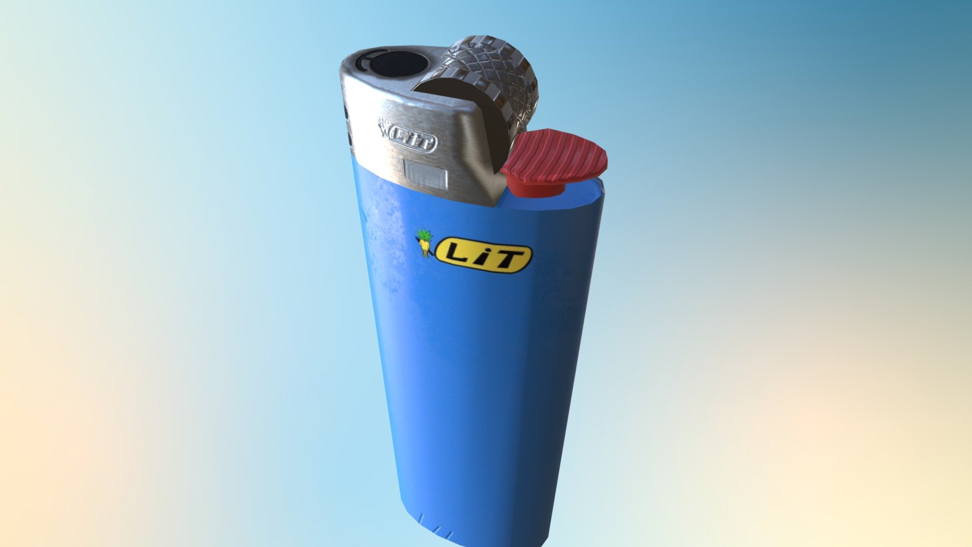Basic Lighter - Download Free 3D model by CohiTrippy [253e469] - Sketchfab
