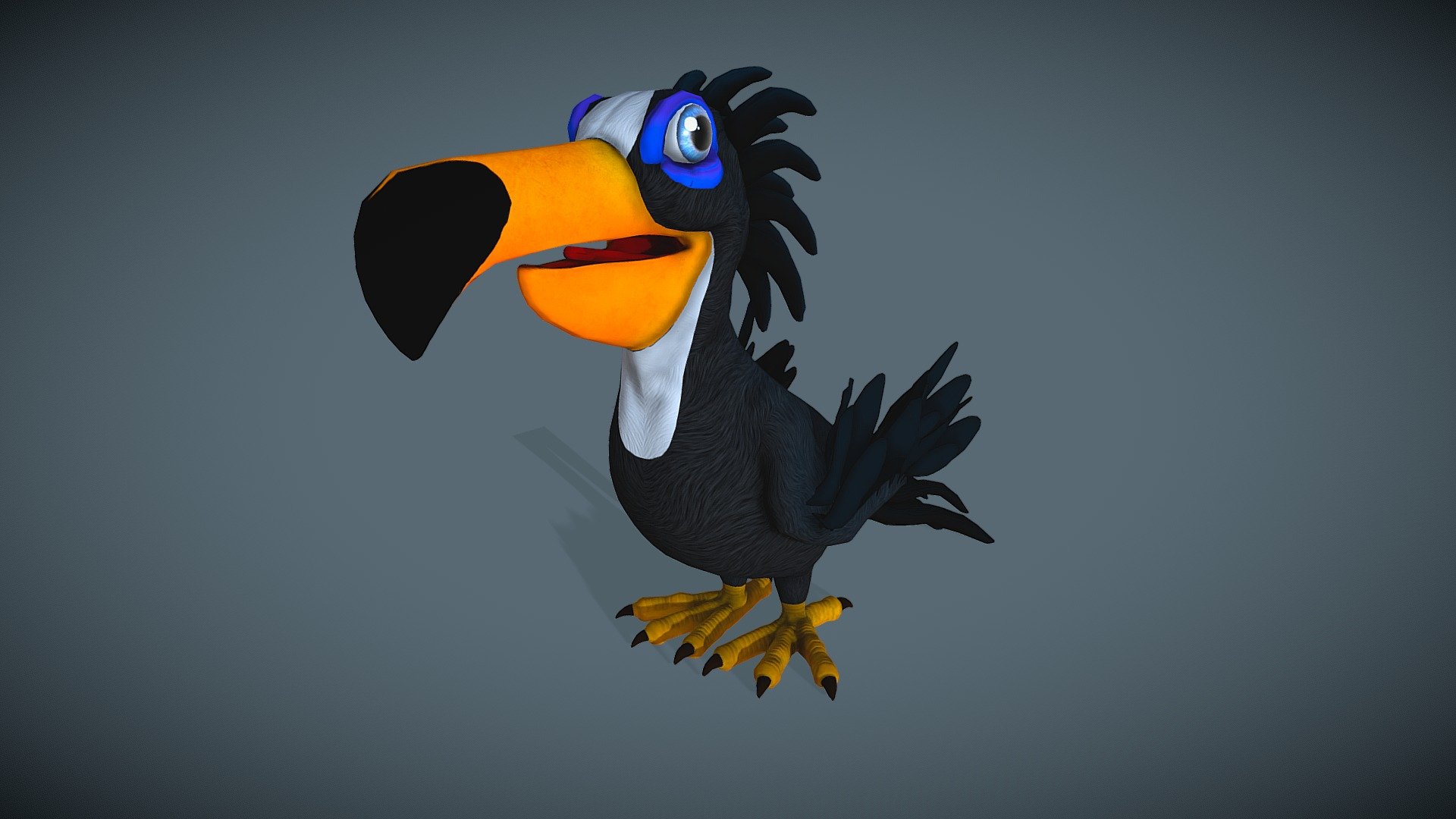 Tou Fowl (Toucan Bird) - 3D model by Charles Smith (Blitz Mobile Apps ...