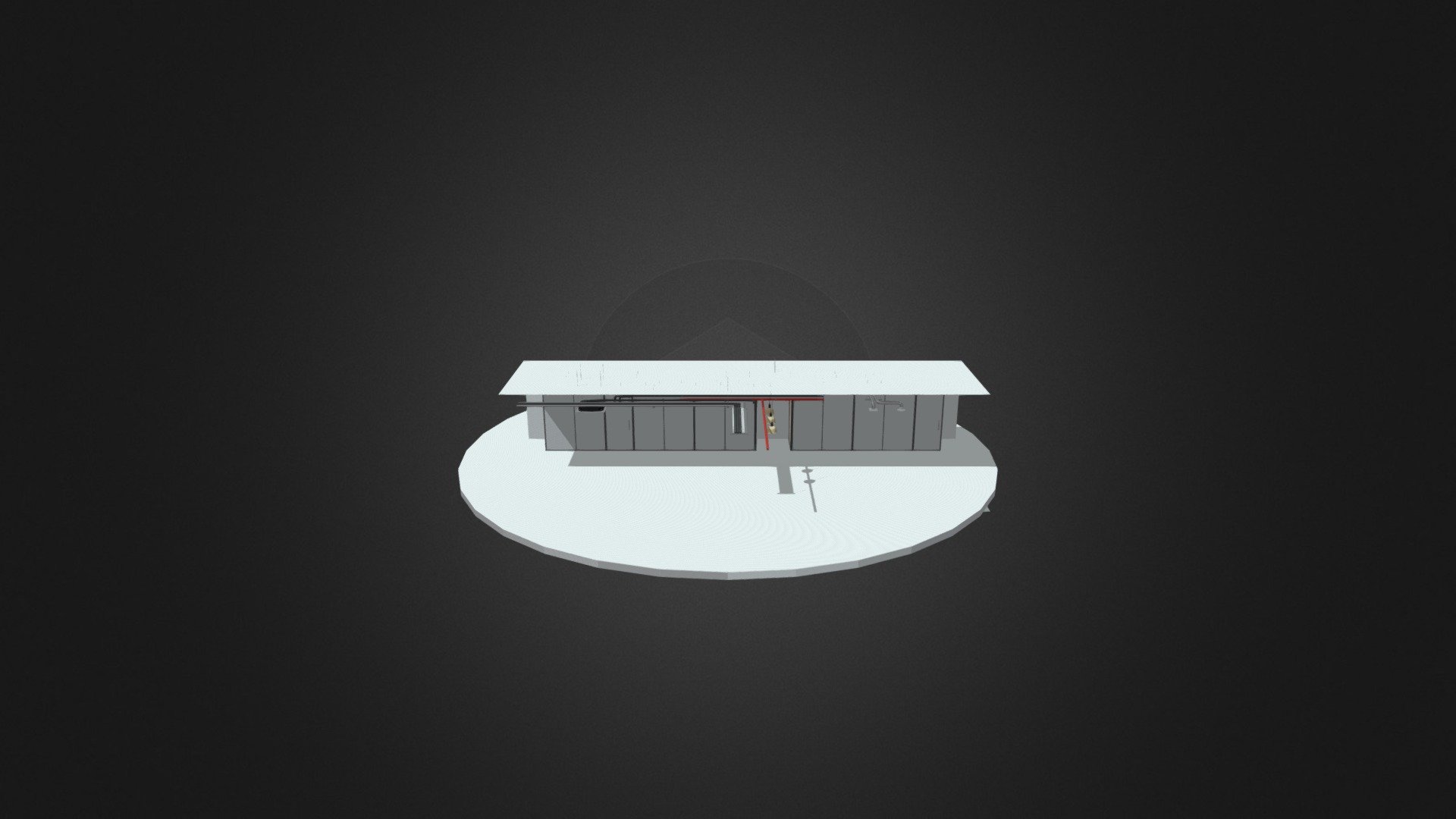 Low poly Exposed Ceiling Services - Download Free 3D model by ...