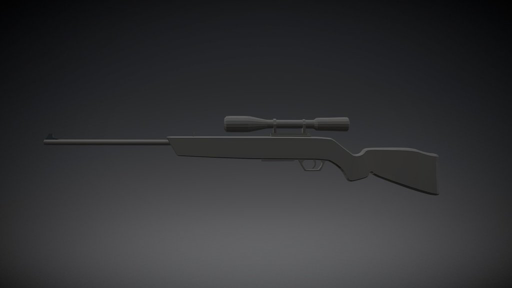 Sniper gun (mesh) - Download Free 3D model by DV (@dracveg) [2541f60 ...
