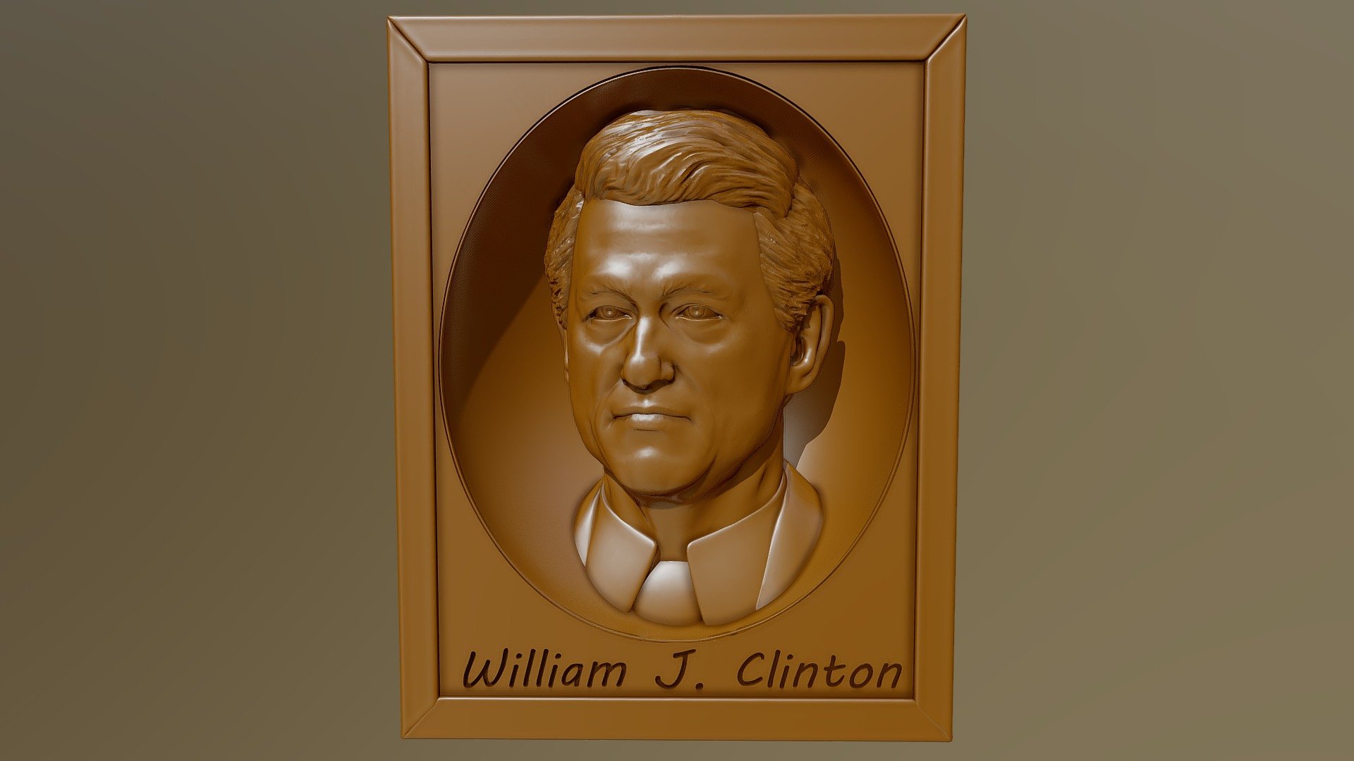 Bill Clinton - 3D model by kostikim [25456ff] - Sketchfab