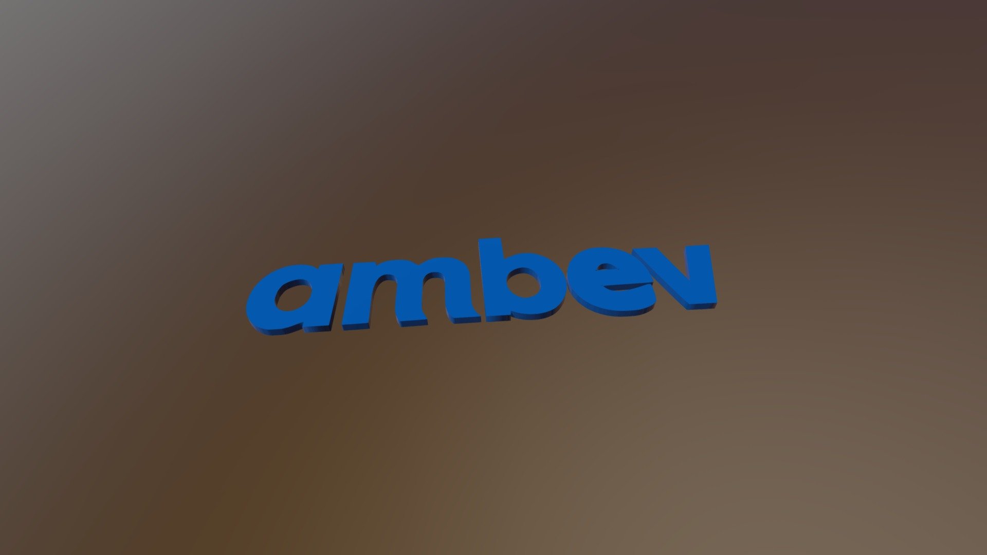Logo 3D Ambev - 3D model by edson.teles2012 [254670f] - Sketchfab