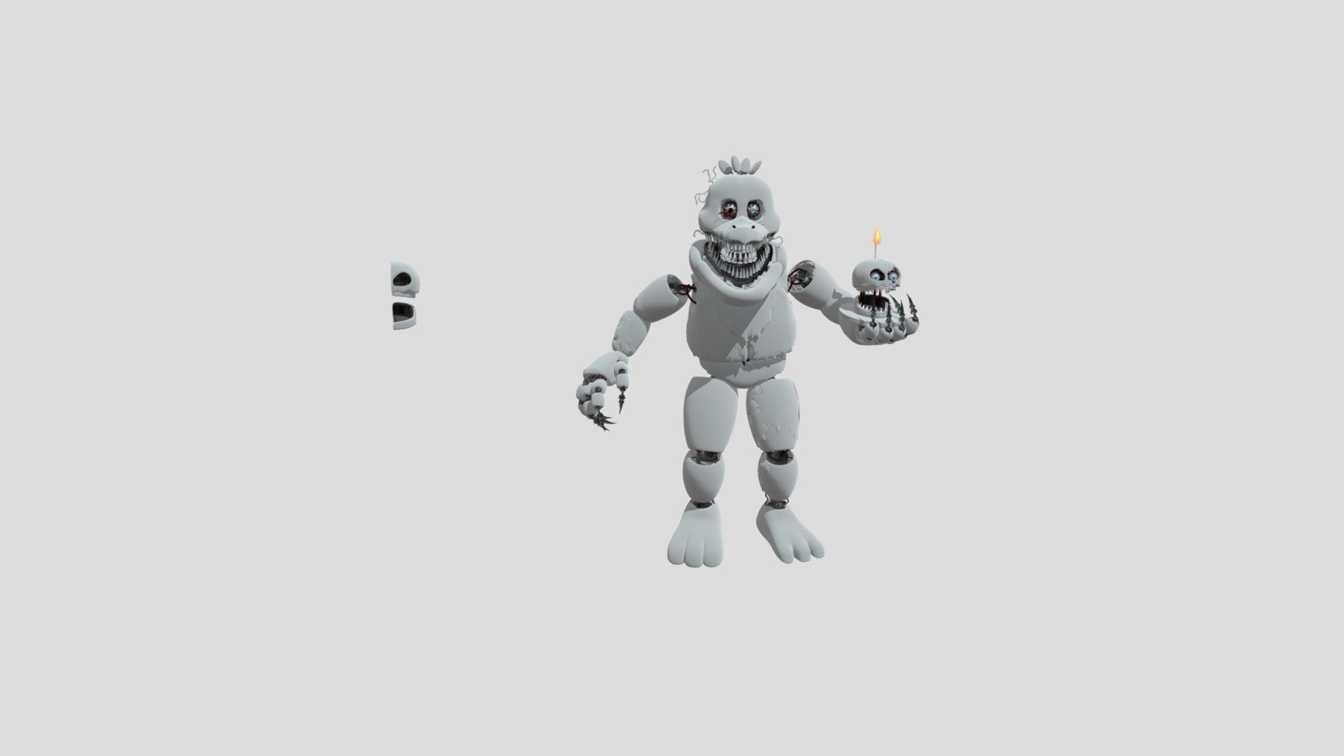 (WeeeZ Mat Port) Torres Nightmare Chica - Download Free 3D model by ...