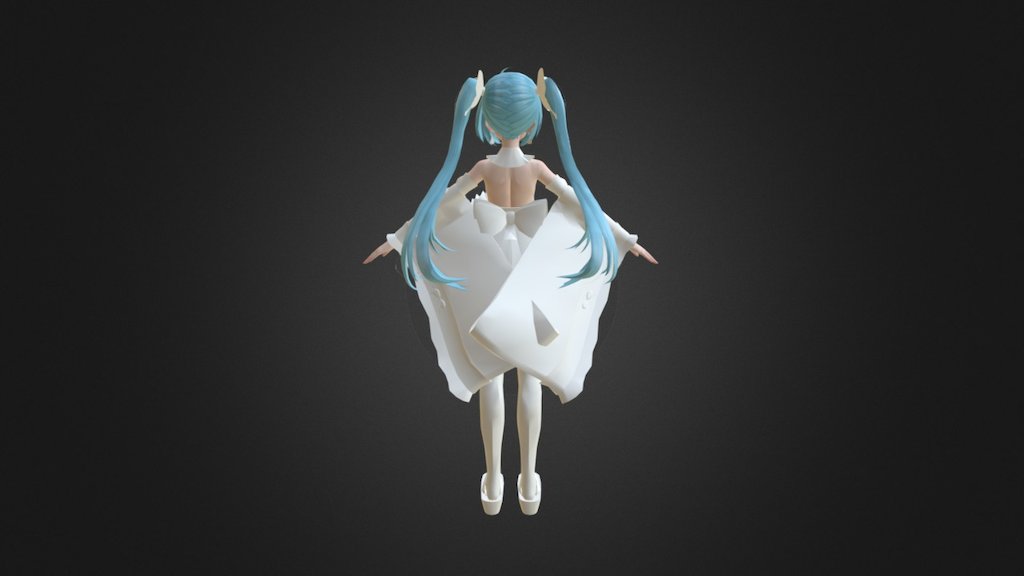 Miku - Download Free 3D model by Saionji [254836c] - Sketchfab