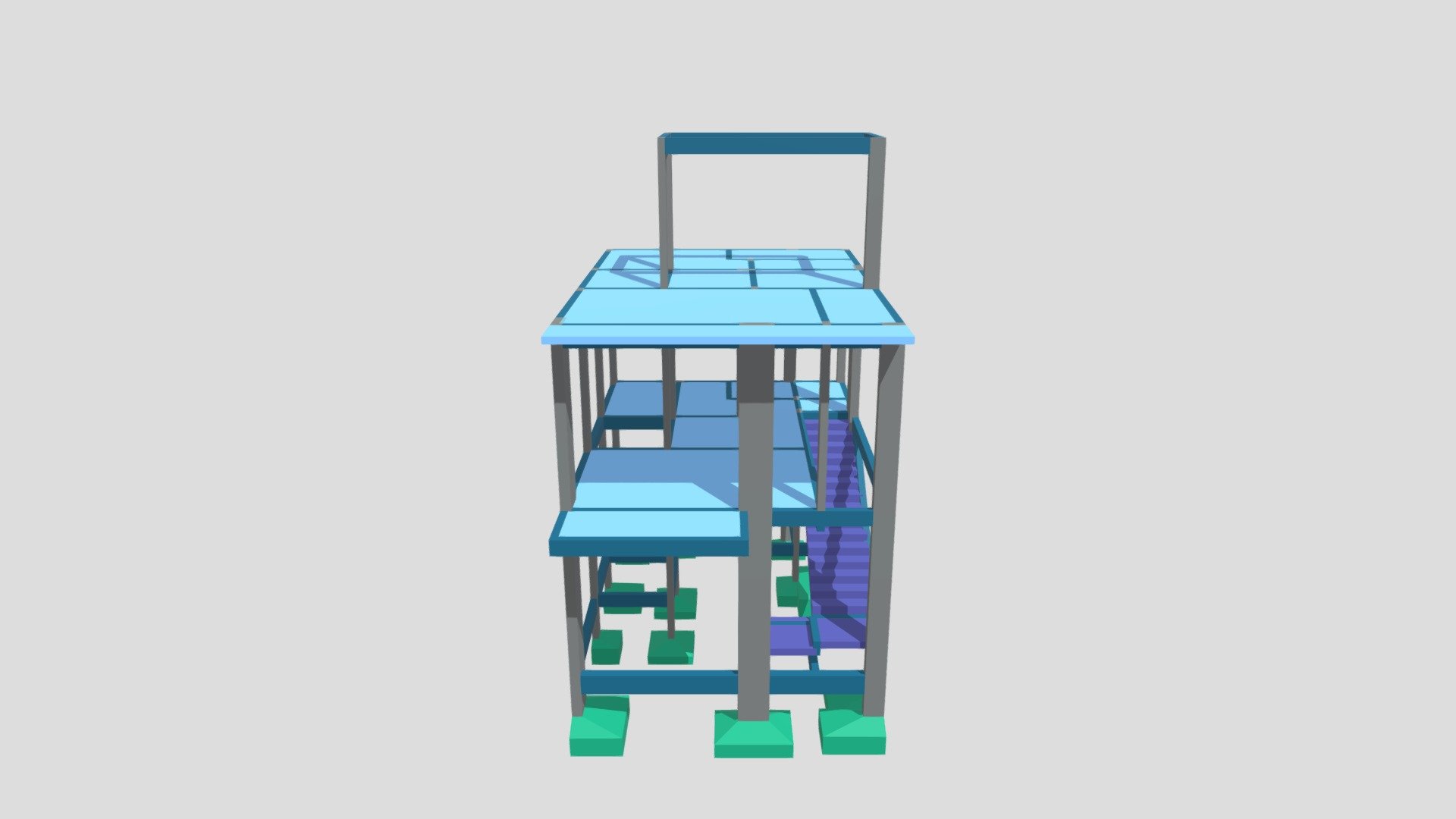 3D ESTRUTURAL CLAU - 3D model by yasmim.obras [2548fff] - Sketchfab