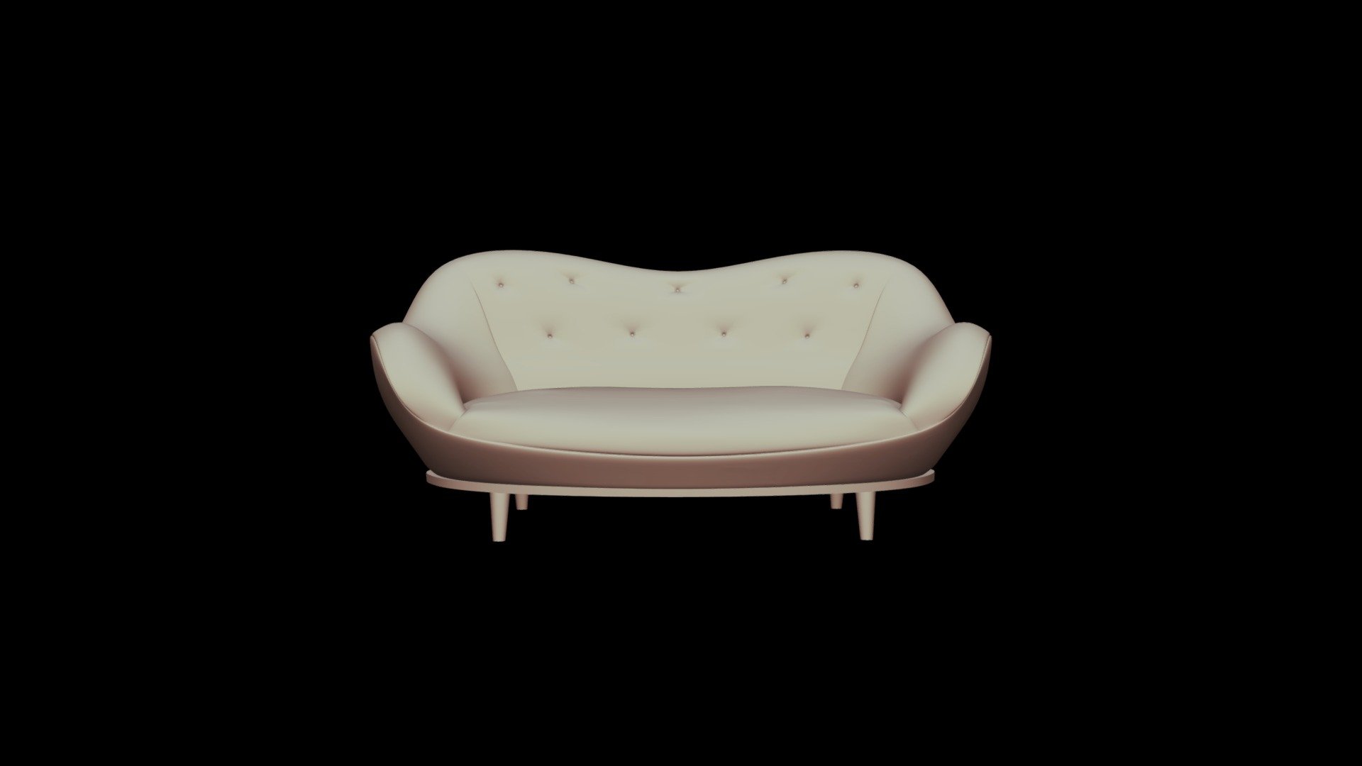 MELCHIOR RED CANAPE - 3D model by R.Miha.H [2549452] - Sketchfab