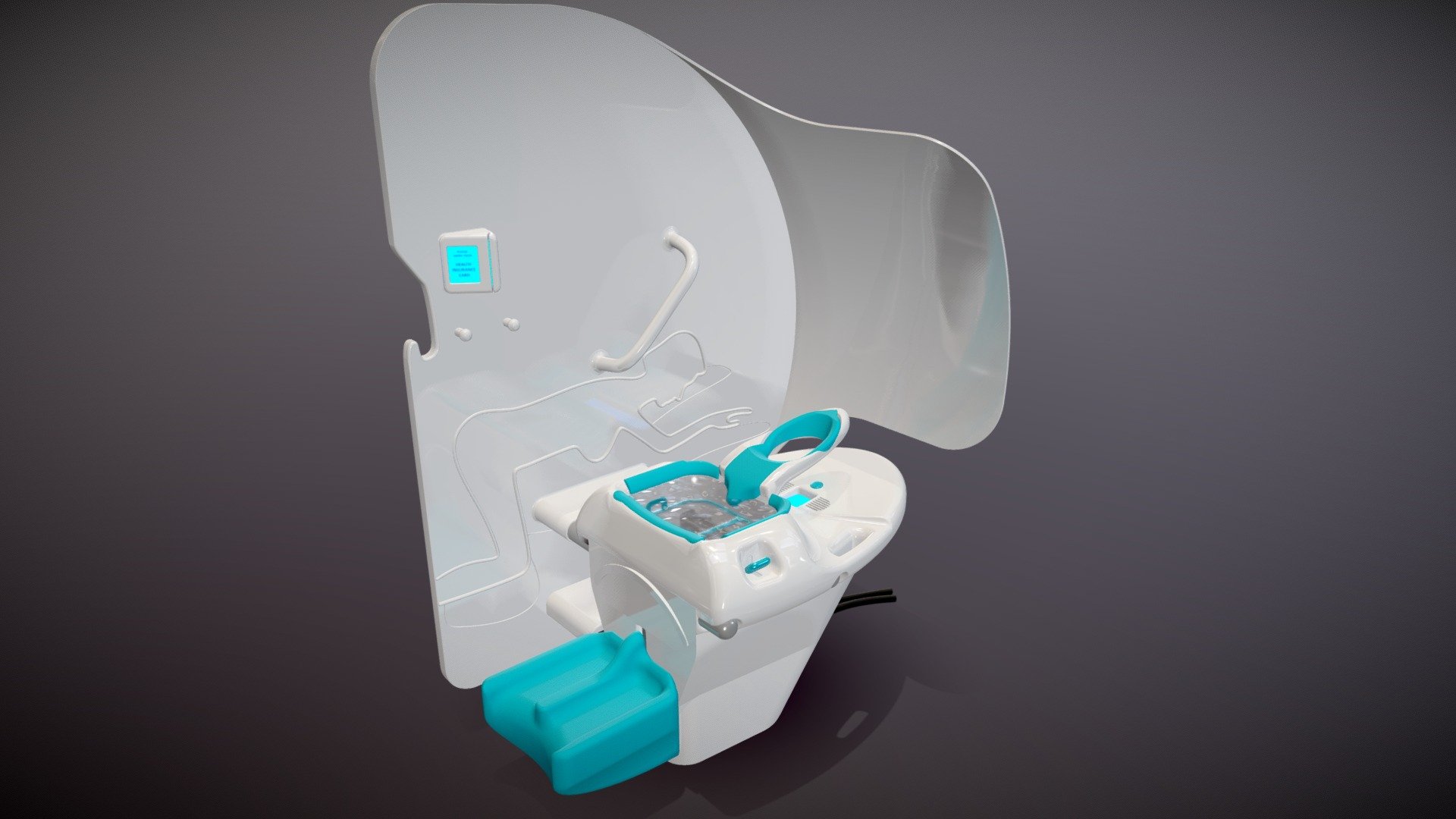 3D Ultrasound Breast Scanner - 3D model by jacob.redrup [254ac07 ...
