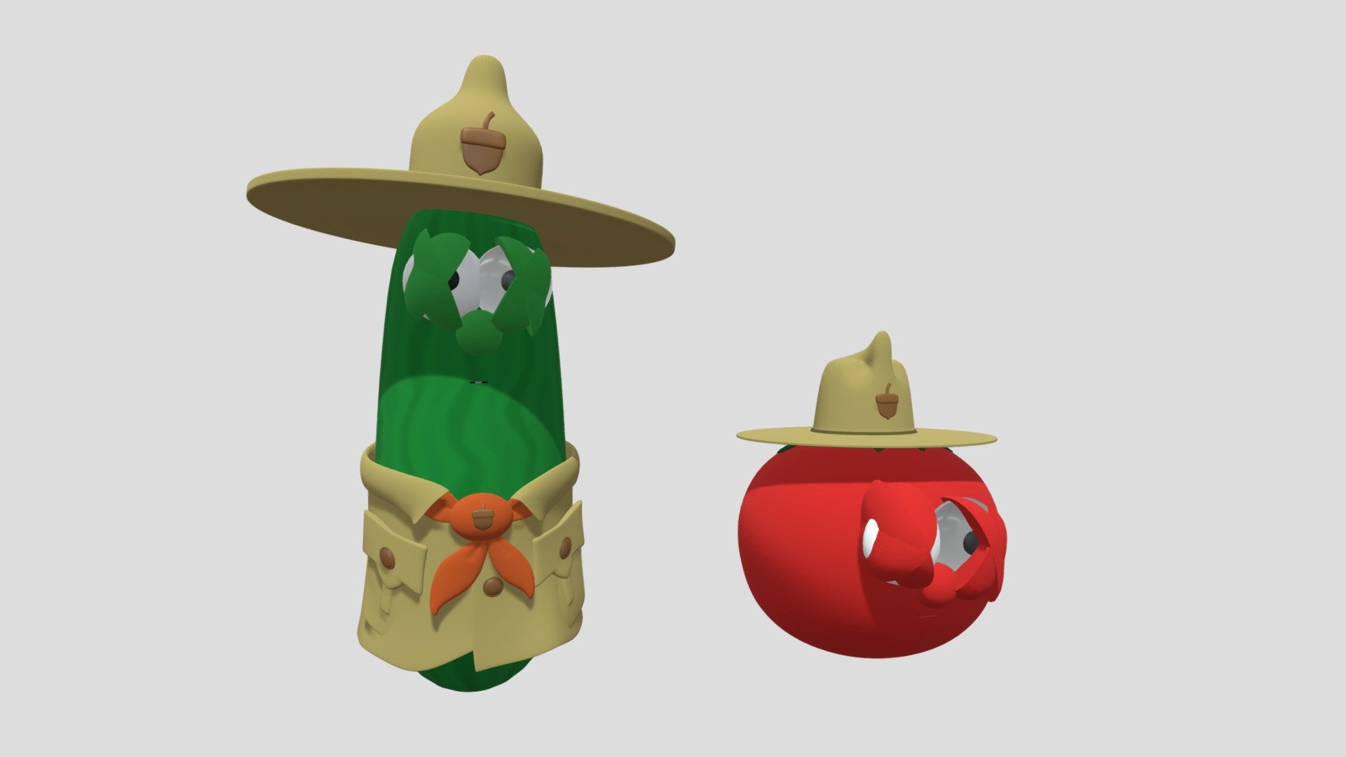 Young Bob and Larry - Download Free 3D model by 321Blender [254d5d3 ...