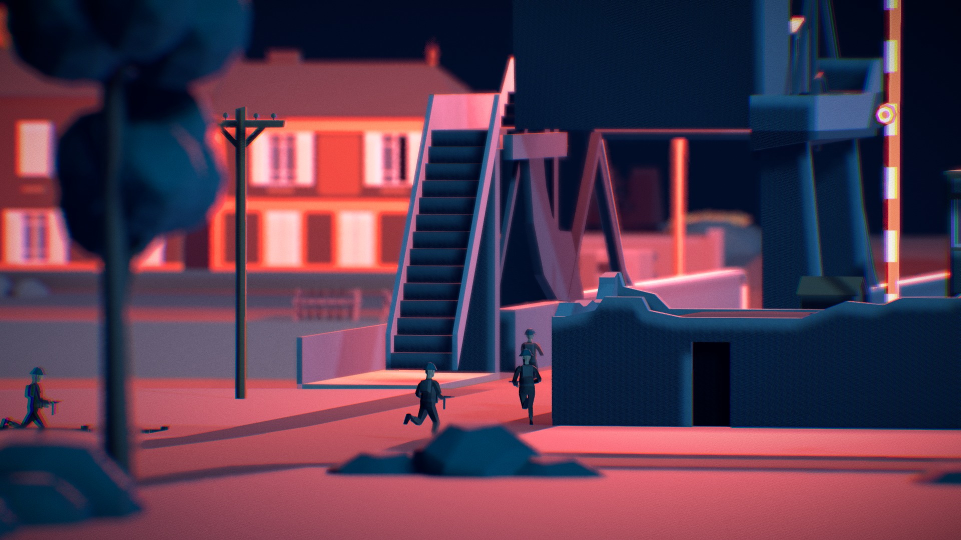 WW2: The taking of Pegasus Bridge - 3D model by polyperfect (@darkfejzr ...