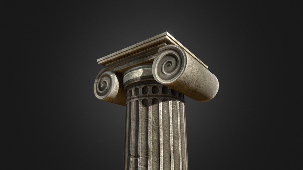 Classic Column_B - 3D model by tobyfredson [25517f1] - Sketchfab