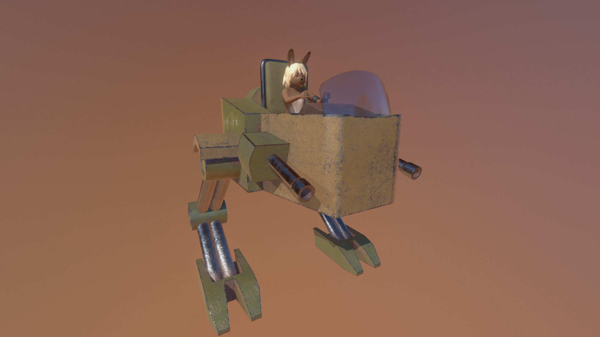 Ancient Mecha (Rabbit's Foot Boss) - 3D model by AlonWoof [2551f46 ...