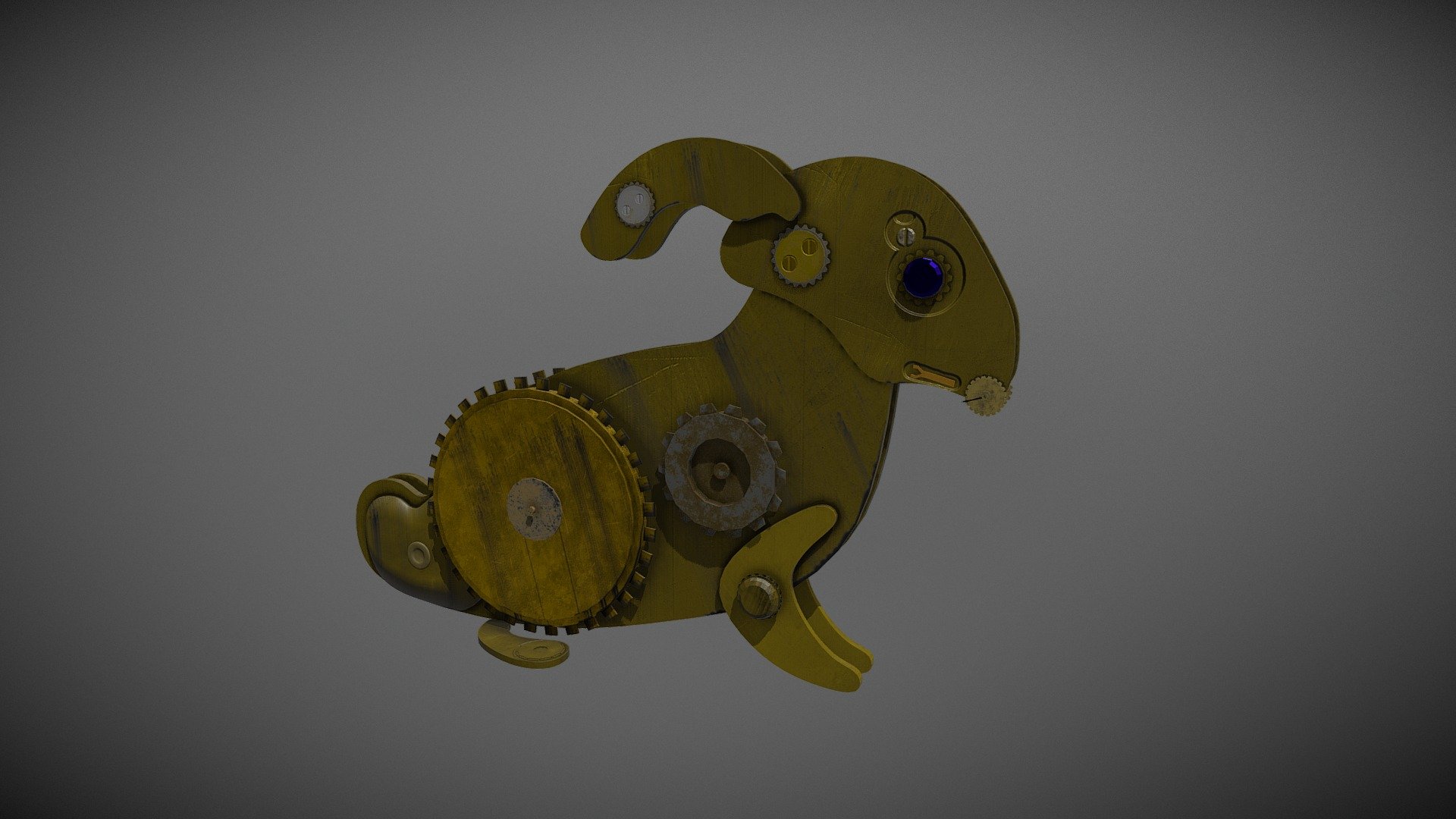 Rabbit Steampunk - Download Free 3D model by Javier Martín Hidalgo (@Jj ...