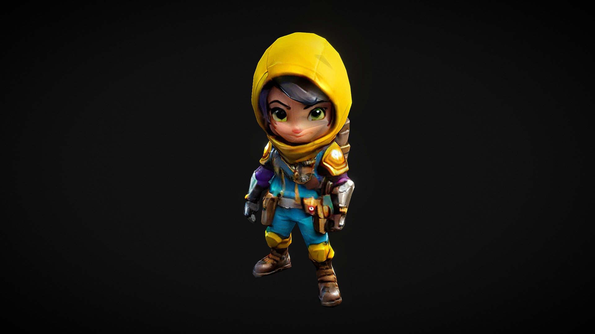 Mobile game character: - Download Free 3D model by klrxyz [25560ce ...