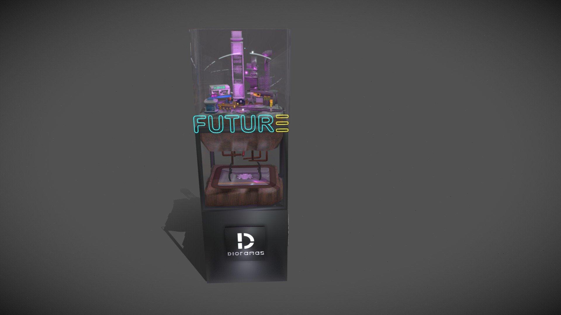 Display FUTURE - Cybercity - Download Free 3D model by dioramas.art [2558e7d] - Sketchfab