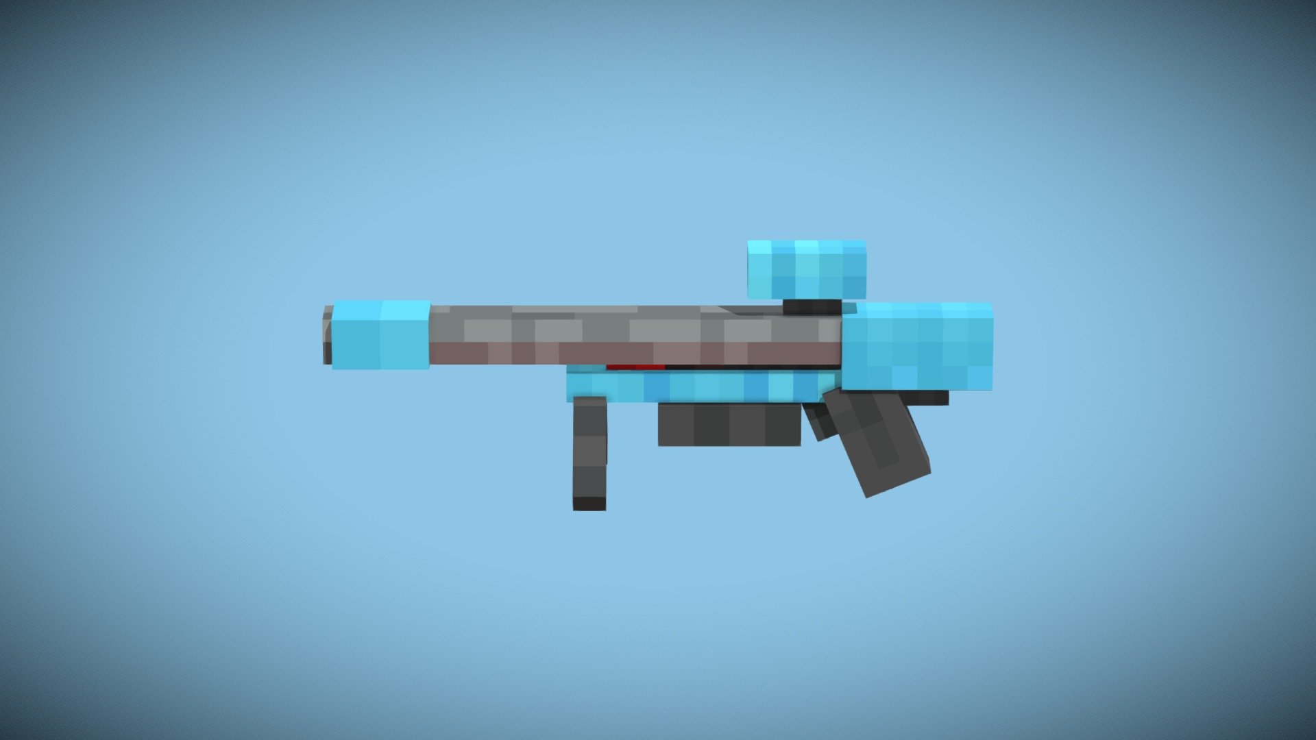 Simple Lazer Sniper - 3D model by PixLpuncher [25599cf] - Sketchfab