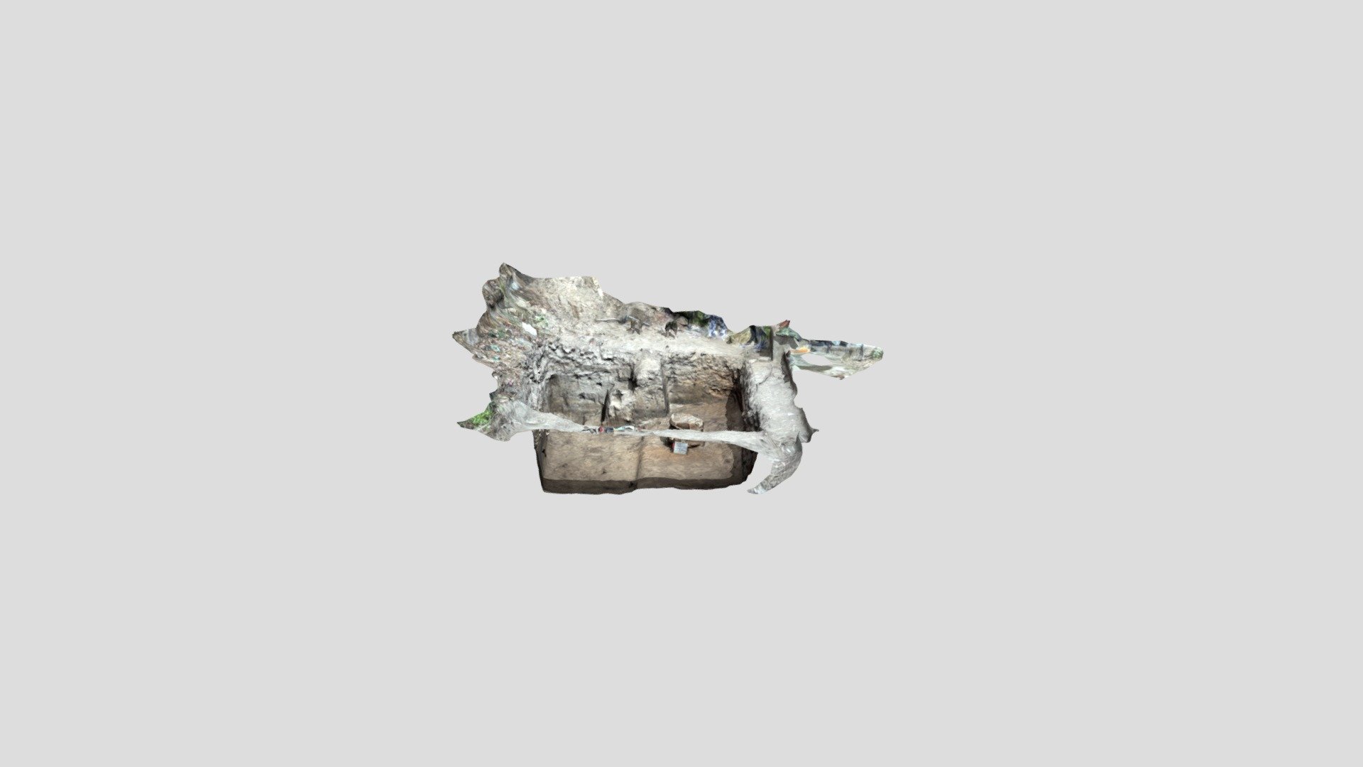 Trench from Kotul Excavation. Dist- Ahmadnagar. - 3D model by ...