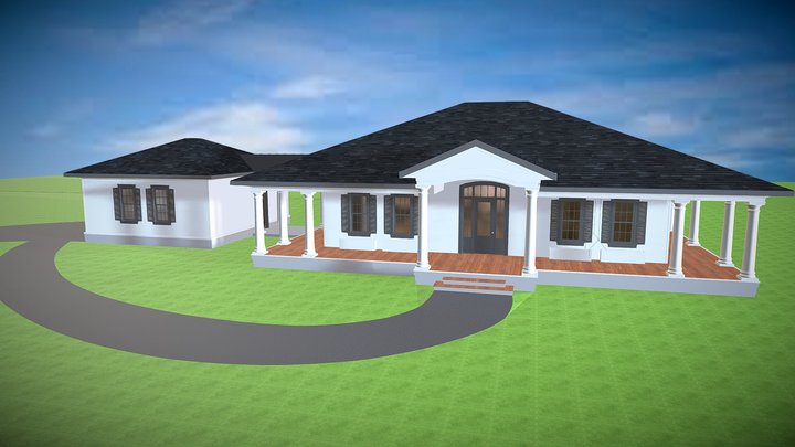 One-story-building 3D models - Sketchfab