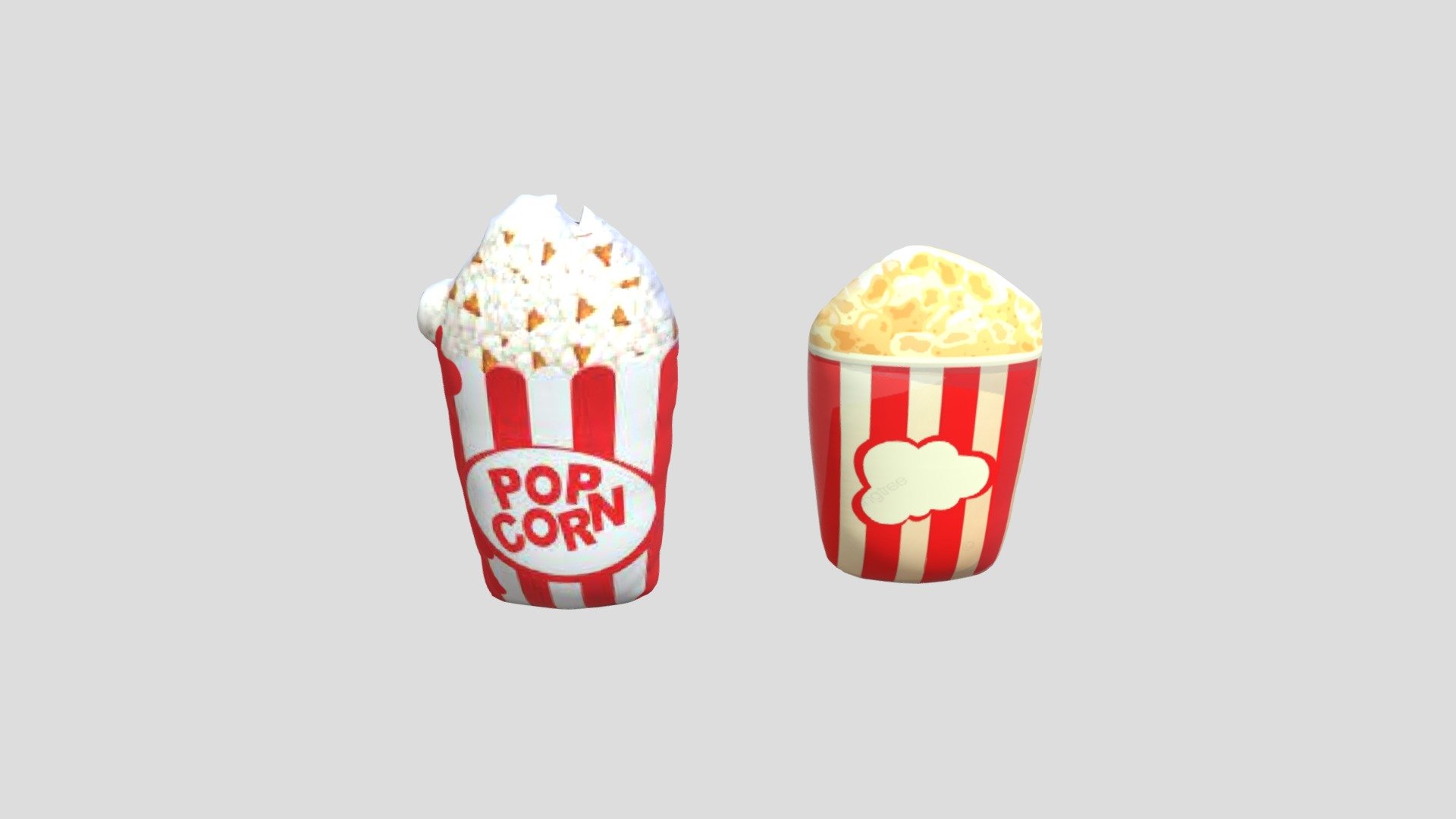Pop Corn - 3D model by pgpaud (@f1121211002) [255b030] - Sketchfab